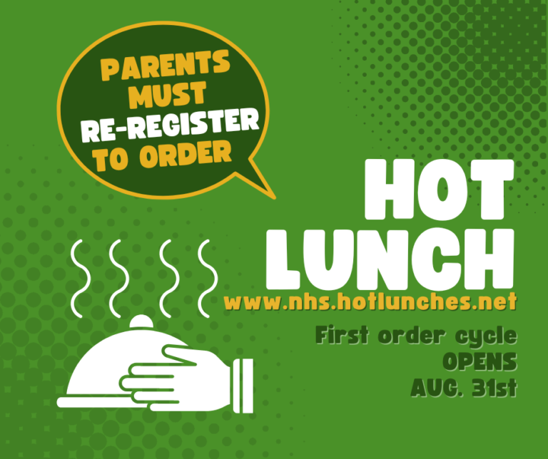 Hot Lunch Orders OPEN - New Horizons School