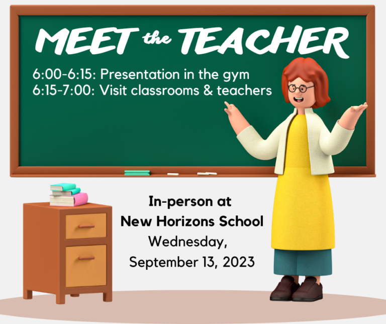 Meet The Teacher! - New Horizons School