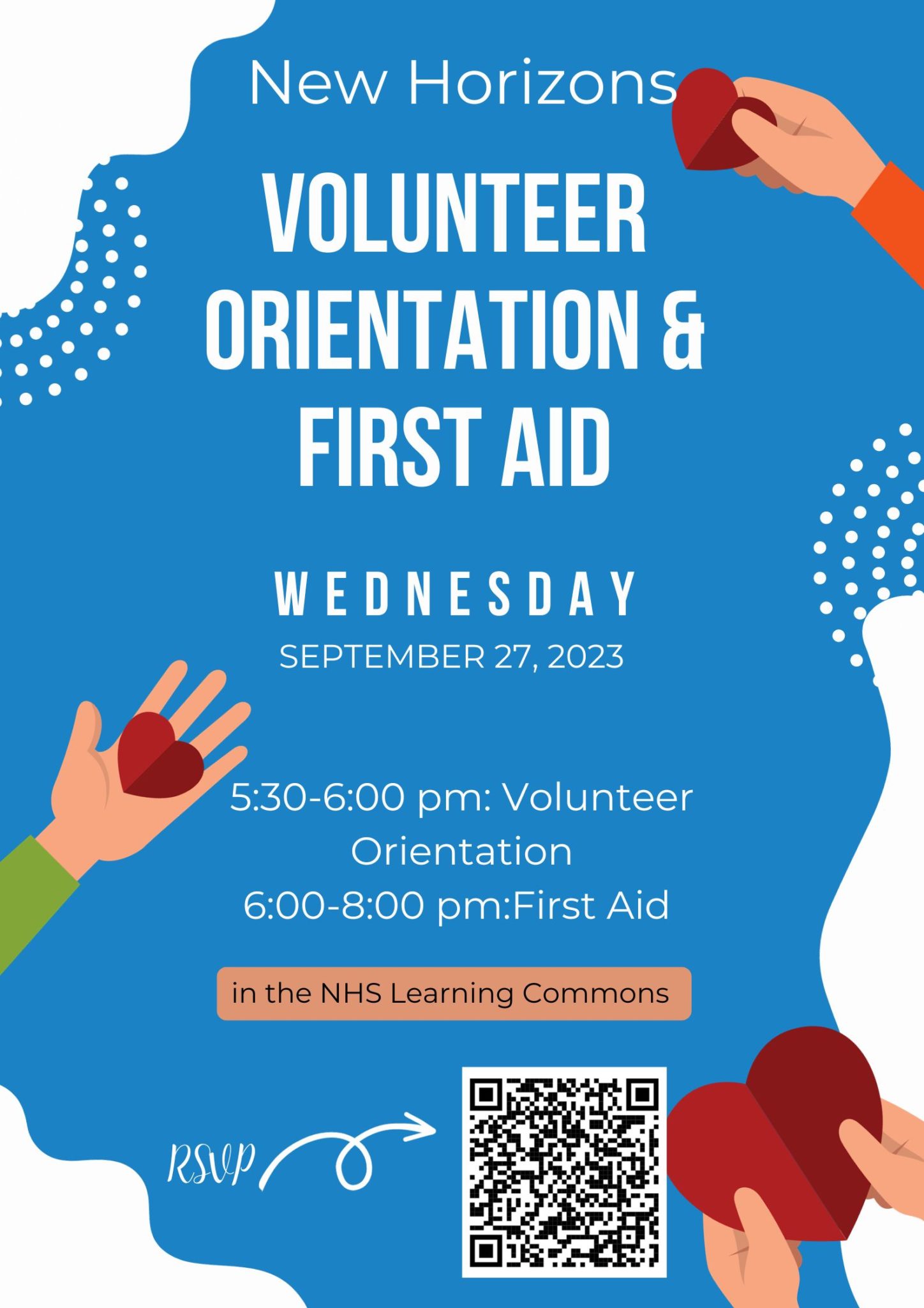 Volunteer Orientation & First Aid - New Horizons School
