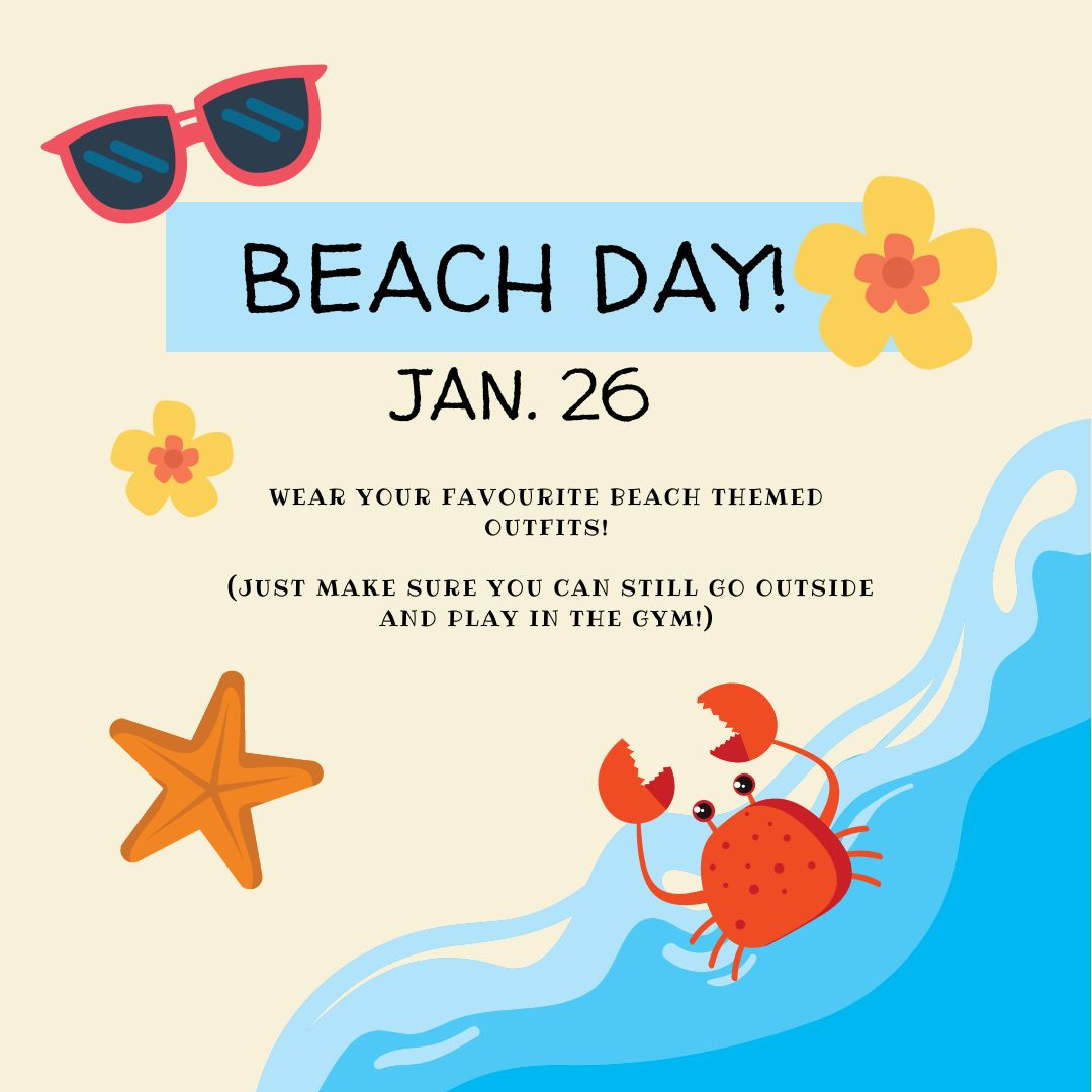 Beach Day Tomorrow! - New Horizons School